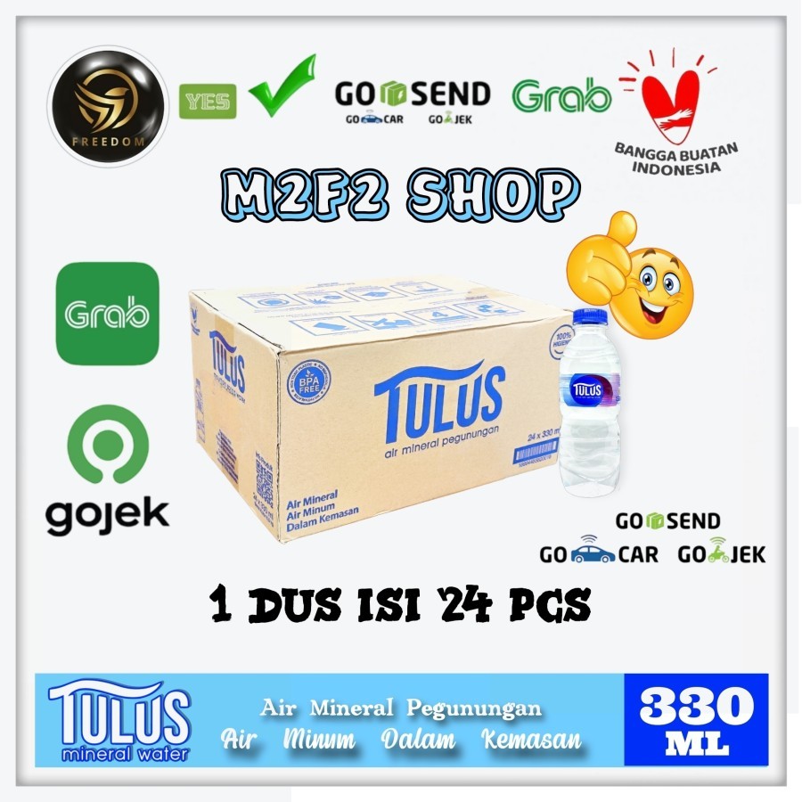 Jual Air Mineral TULUS pH8 Mini Botol Pet - 330 ml Kemasan Karton ...