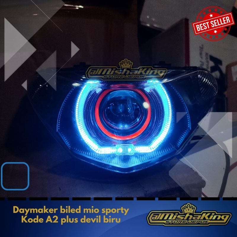 Jual Lampu led biled mio new mio smile smaile full set reflektor ...