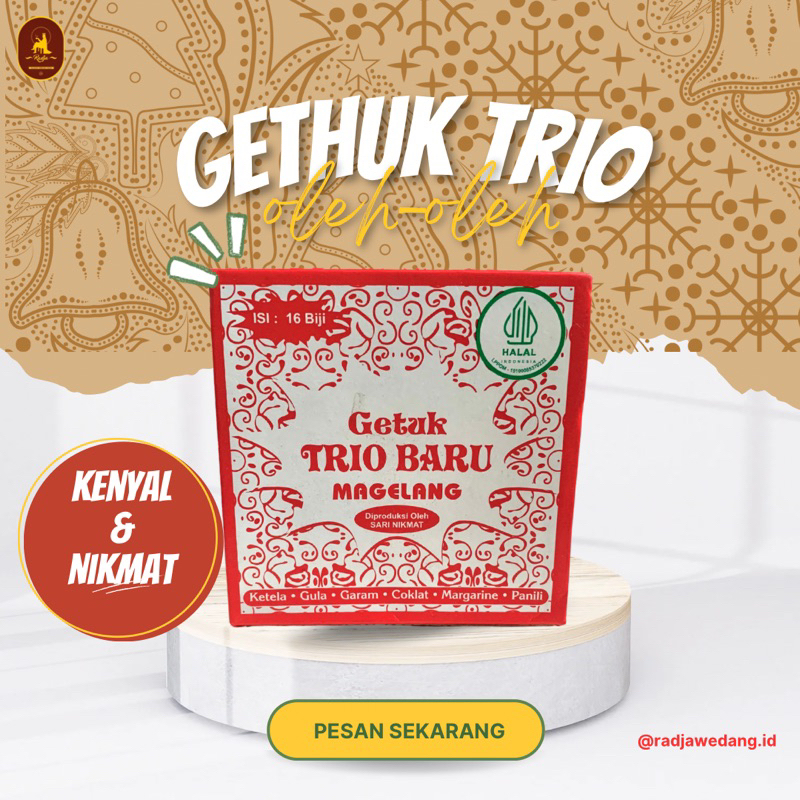 Jual Getuk Trio Baru Getuk Tiga Warna Khas Magelang Getuk Makanan ...