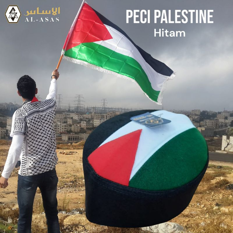 Jual Peci Palestina Original | Peci Free Palestin | Kopiah Palestin ...