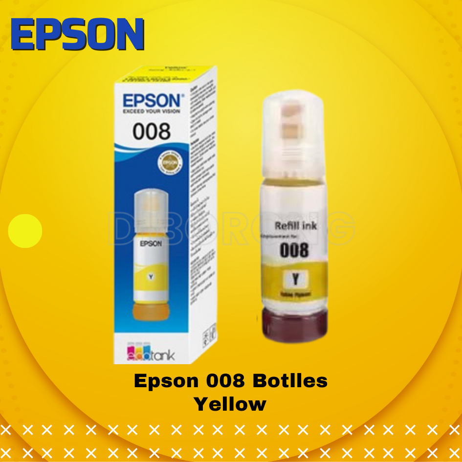 Jual Epson 008 Yellow Kuning Ink Original 100% | Shopee Indonesia