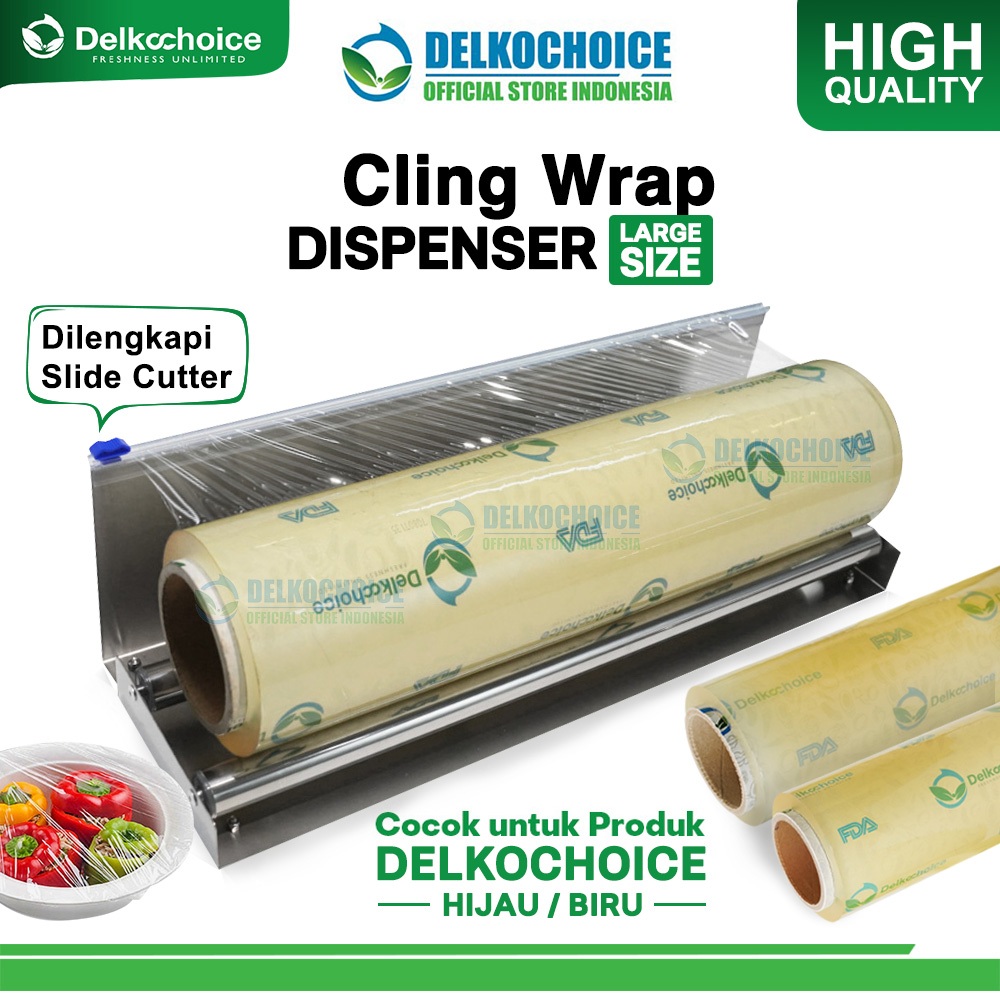 Jual Cling Wrap Dispenser Alat Pemotong Plastik Wrapping Big | Shopee ...