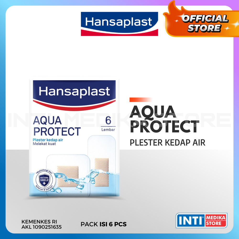 Jual HANSAPLAST - Plester Luka Kedap Air isi 6s | Hansaplast Aqua Protect | Shopee Indonesia