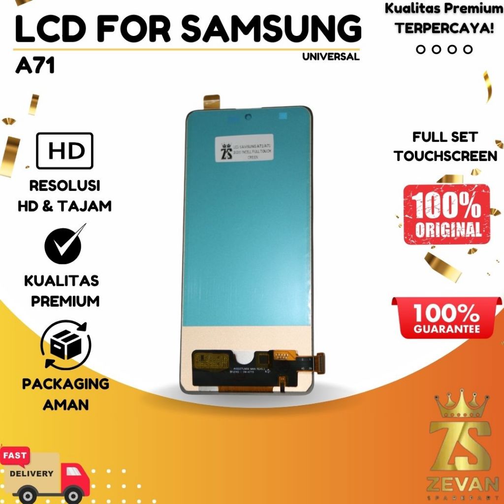 Jual LCD SAMSUNG A71/A715 2020 Oled With Frame Full Touchscreen Universal | Shopee Indonesia
