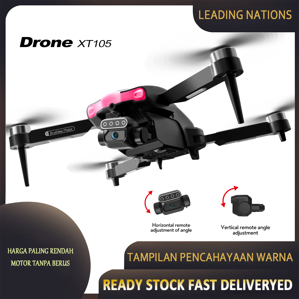 Jual 【Produk baru】Drone XT105, tujuh jenis pencahayaan/dapat disesuaikan, kamera panjang dua ...