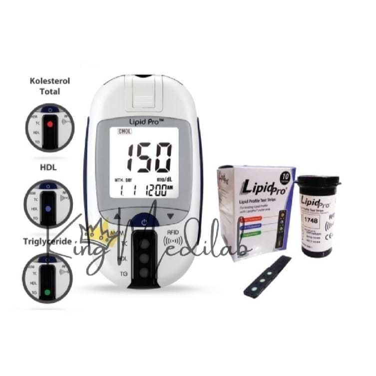 Jual Alat Lipid Pro Cek Cholestrol Total HDL LDL Trigliserida LipidPro ...