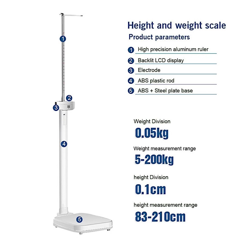 Jual Timbangan Badan Digital BMI + Tinggi Badan HWD 01 SERENITY ...