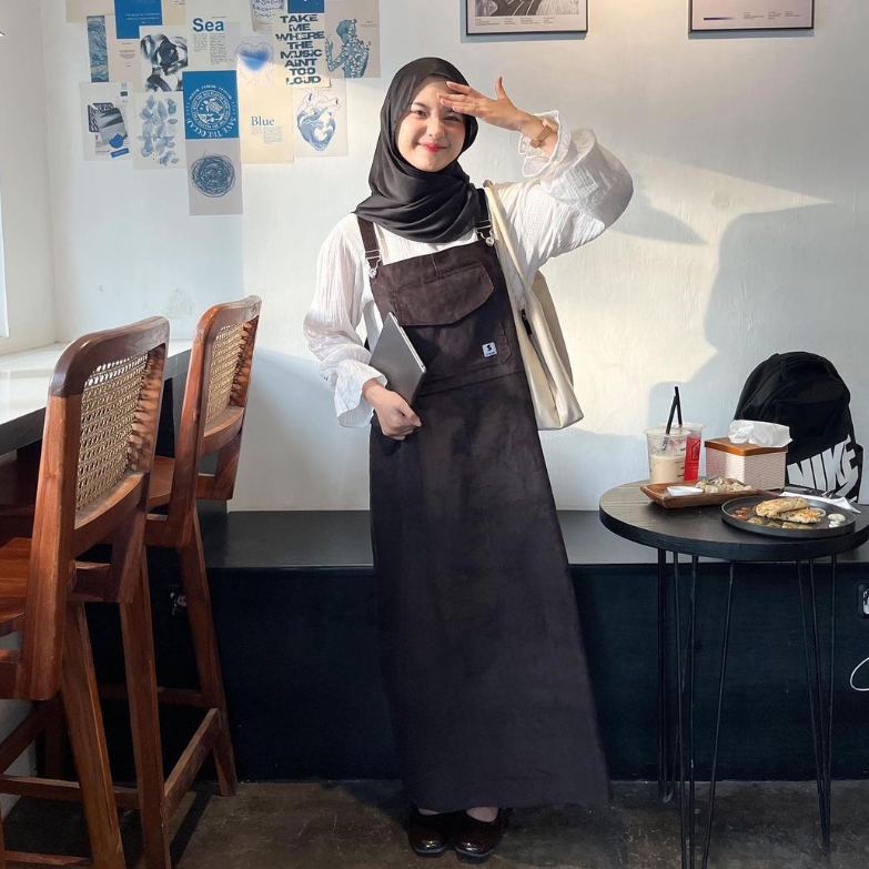 Jual Stiego-Overal Rok Corduroy Wanita /Baju Kodok Wanita Jumpsuit ...