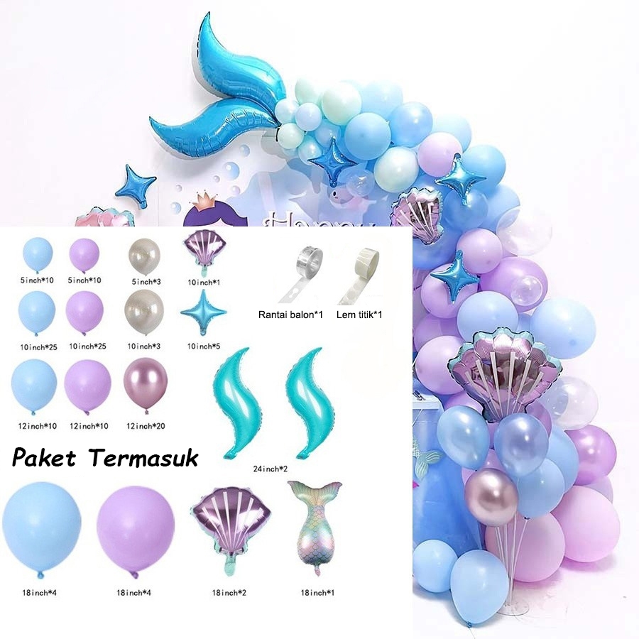 Jual Balon Garland Karangan Bunga Warna Untuk Dekorasi Pesta Ulang ...