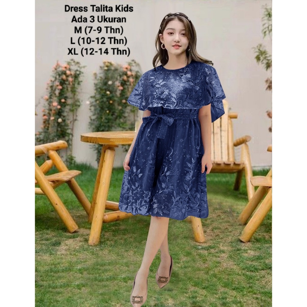 Jual Dress Anak Perempuan Remaja Terbaru Full Brokat Mutiara Dress ...