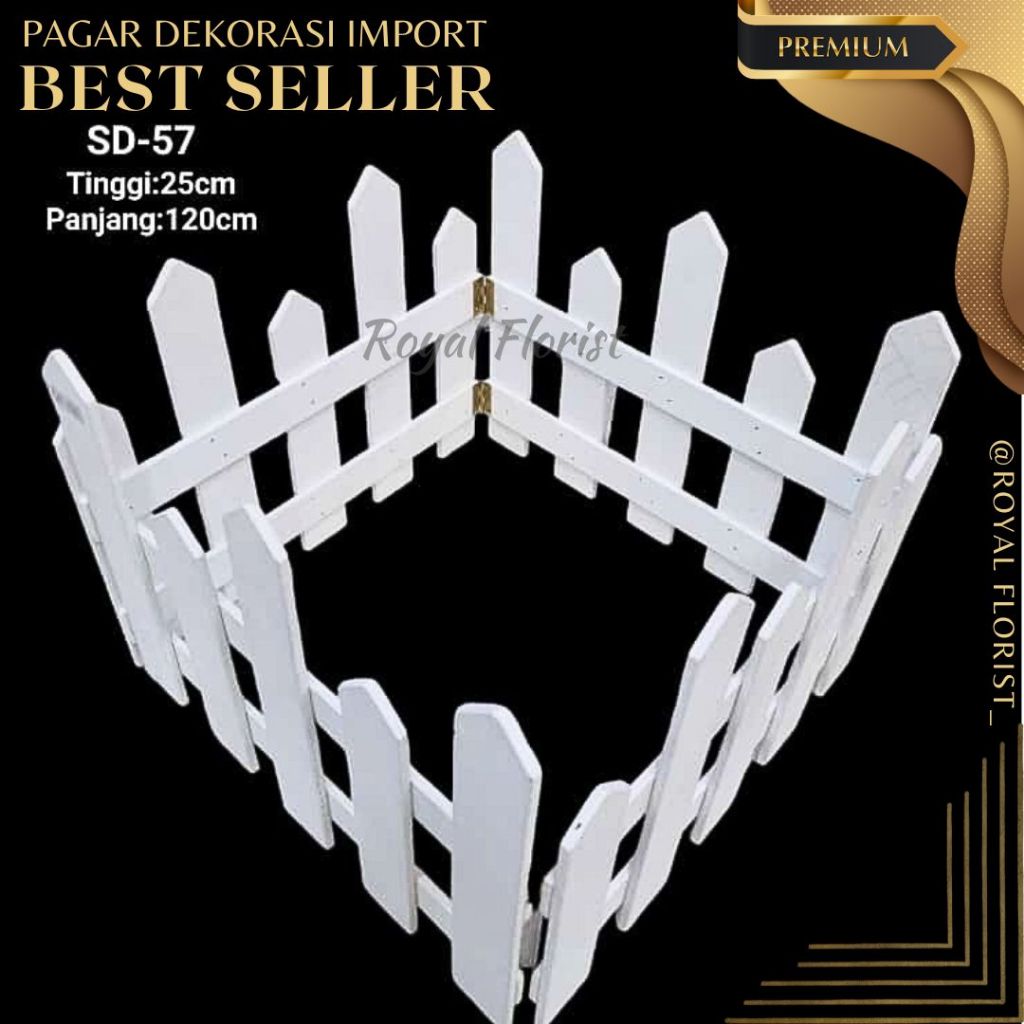 Jual Pagar Dekorasi Tinggi 25-40cm/Pagar Taman Dekorasi/Pagar Miniatur ...
