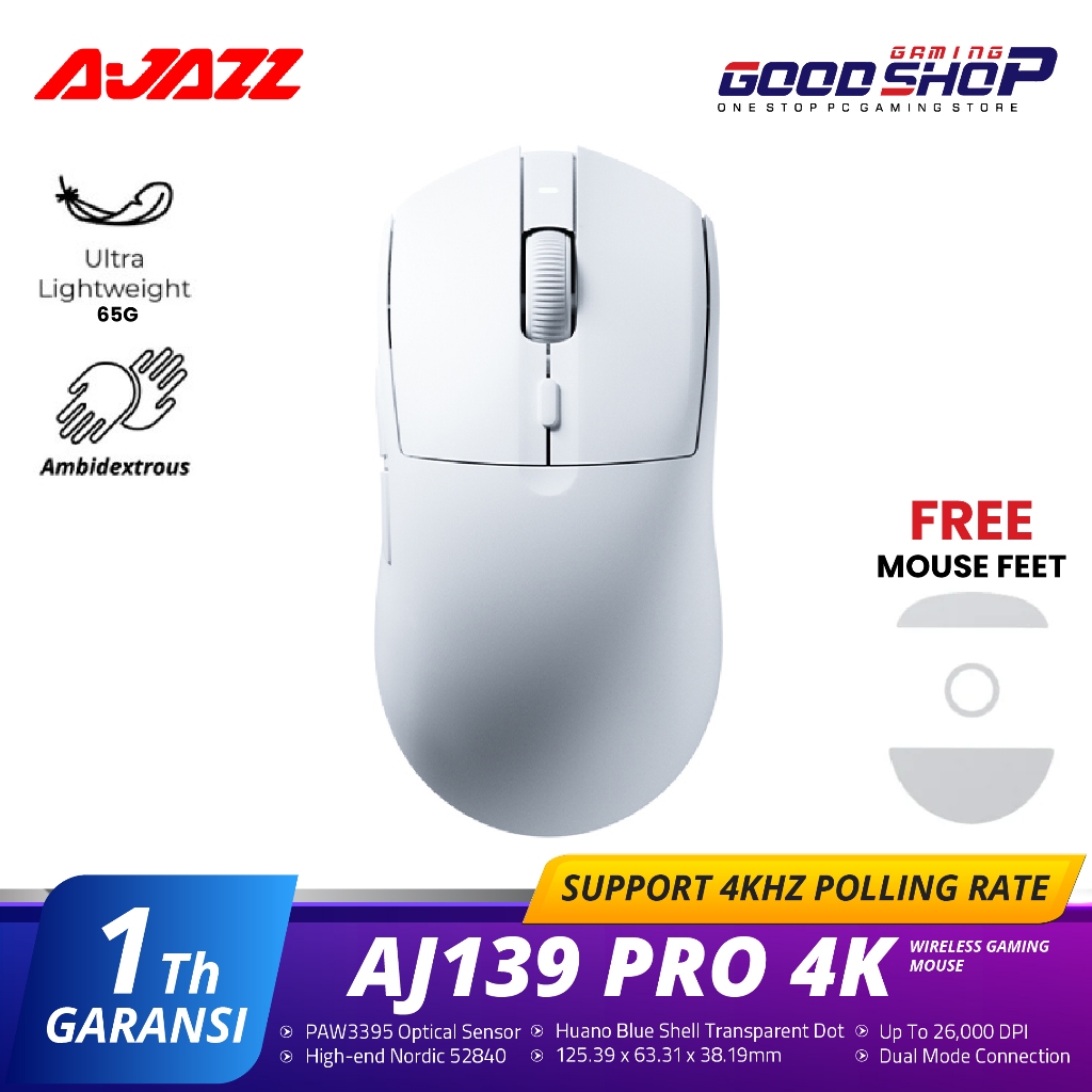 Jual Ajazz AJ139 PRO 4K Wireless Gaming Mouse | Shopee Indonesia
