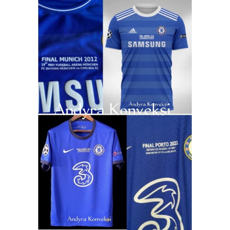 Jual Edisi Terbatas!!! Jersey Chelsea CF Final UCL / Champions League ...