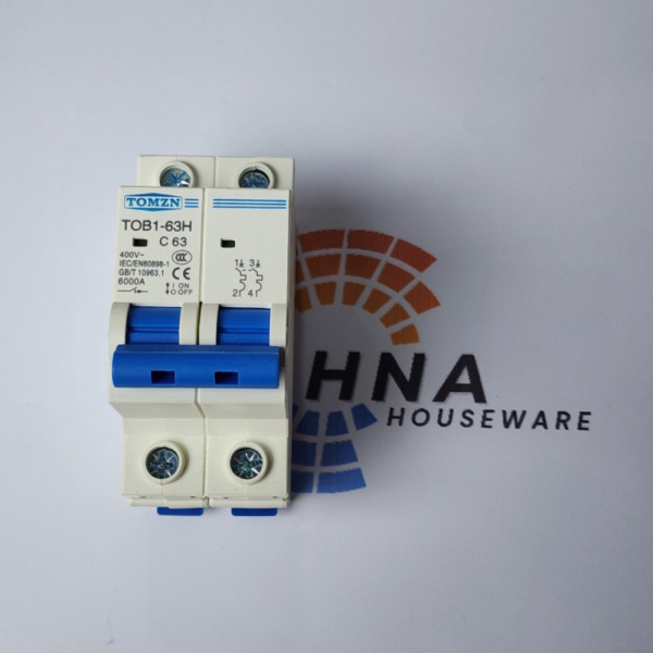 Jual MCB AC 25A C25 2P 220V 50Hz TOMZN Circuit Breaker Solar PV Panel ...