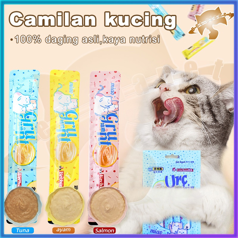 Jual Cemilan Kucing Snack Kucing 15g penggemuk bergizi Kucing Stik ...