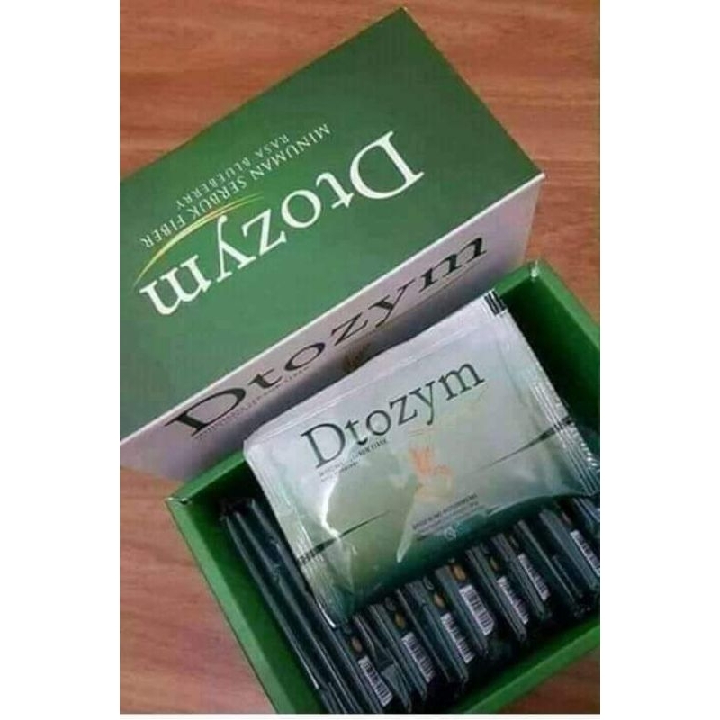 Jual DTOZYM fiber 15 sachet @20gr | Shopee Indonesia
