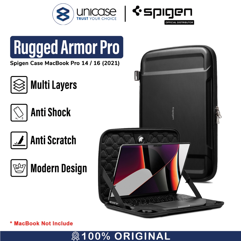Jual Tas Laptop Macbook Pro 14/16 2021 Spigen Rugged Armor Pro Sleeve ...
