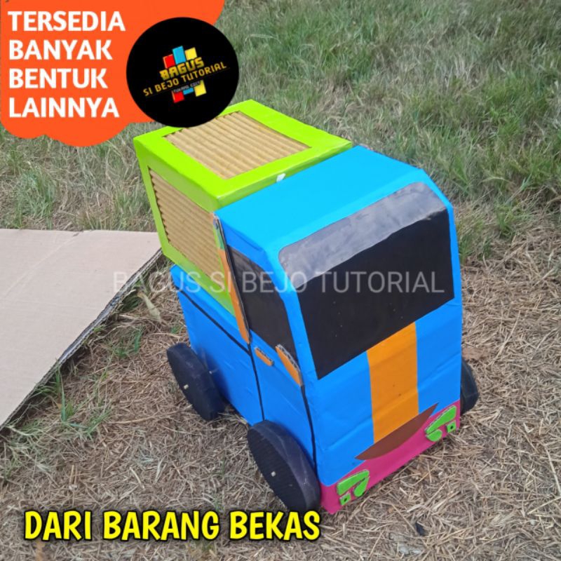 Jual MOBIL MOBILAN DARI KARDUS BEKAS BENTUK MOBIL BOX SEBAGAI PRAKTEK ...