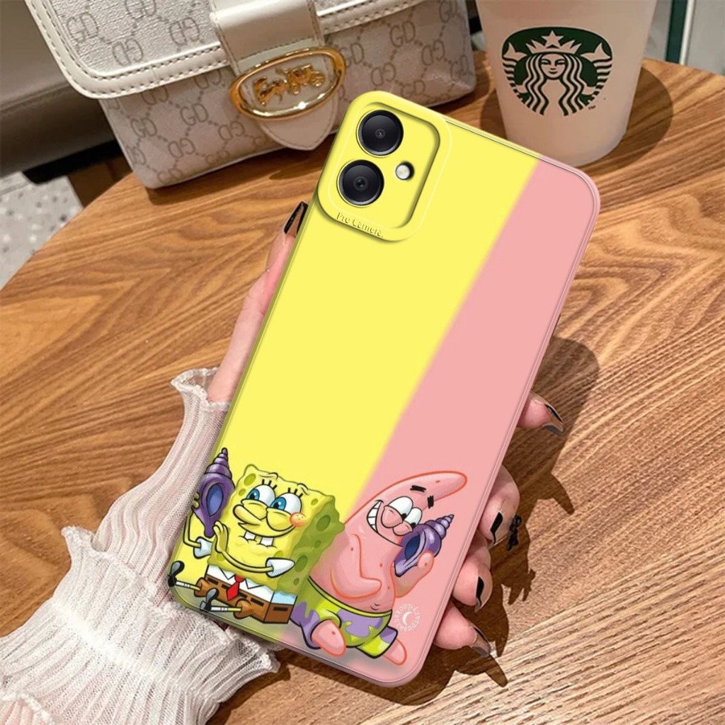 Jual #M0P Samsung A05 Casing Procamera Patrick Star & Spongebob ...