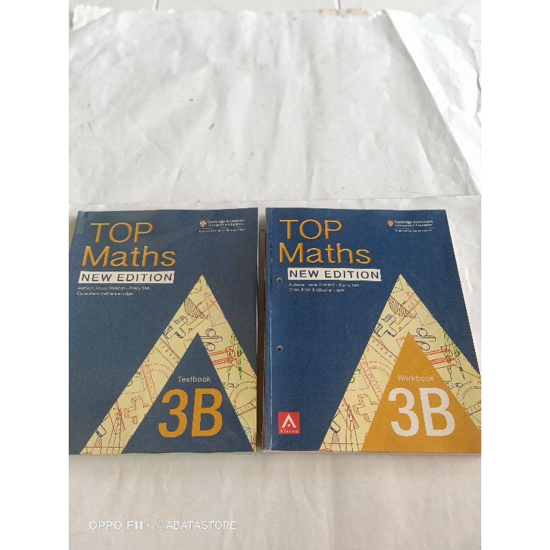 Jual BUKU TOP MATHS 3B TEXTBOOK DAN WORKBOOK NEW EDITION HAWA SHAHBAL ...