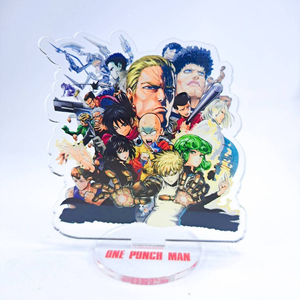 Jual Standee Akrilik Anime One Punch Man Saitama Acrylic Dekorasi Meja ...
