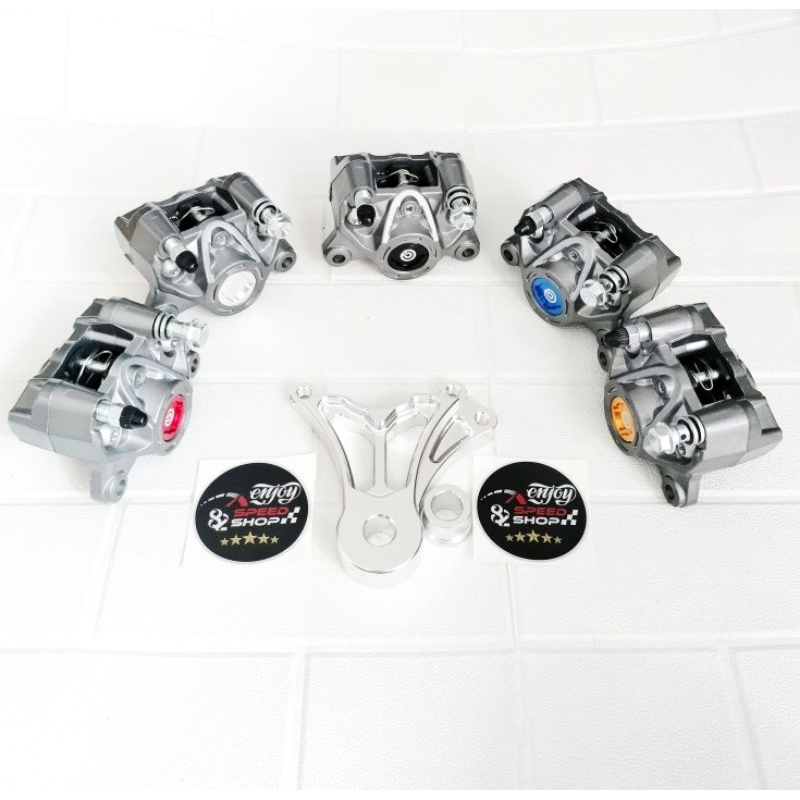 Jual Paket Kaliper Belakang 2P / 2 Piston formula coin Plus Baut Breket Ninja R dan modifikasi ...