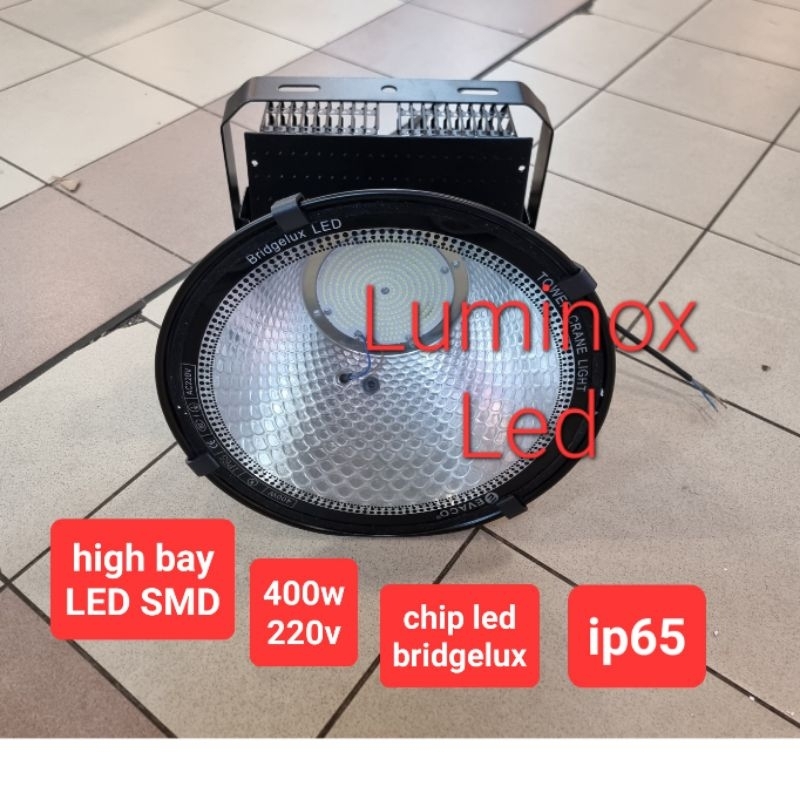 Jual lampu tembak high bay led bridgelux 400watt 400w / sorot lapangan bola led 400 watt 400w ...