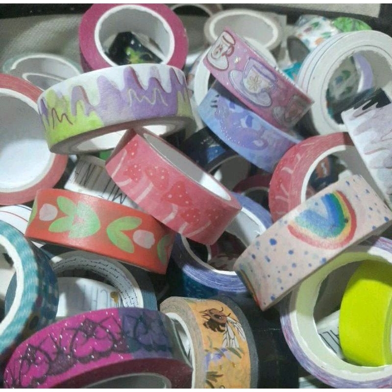 Jual WASHI TAPE/SELOTIP KERTAS MOTIF | Shopee Indonesia