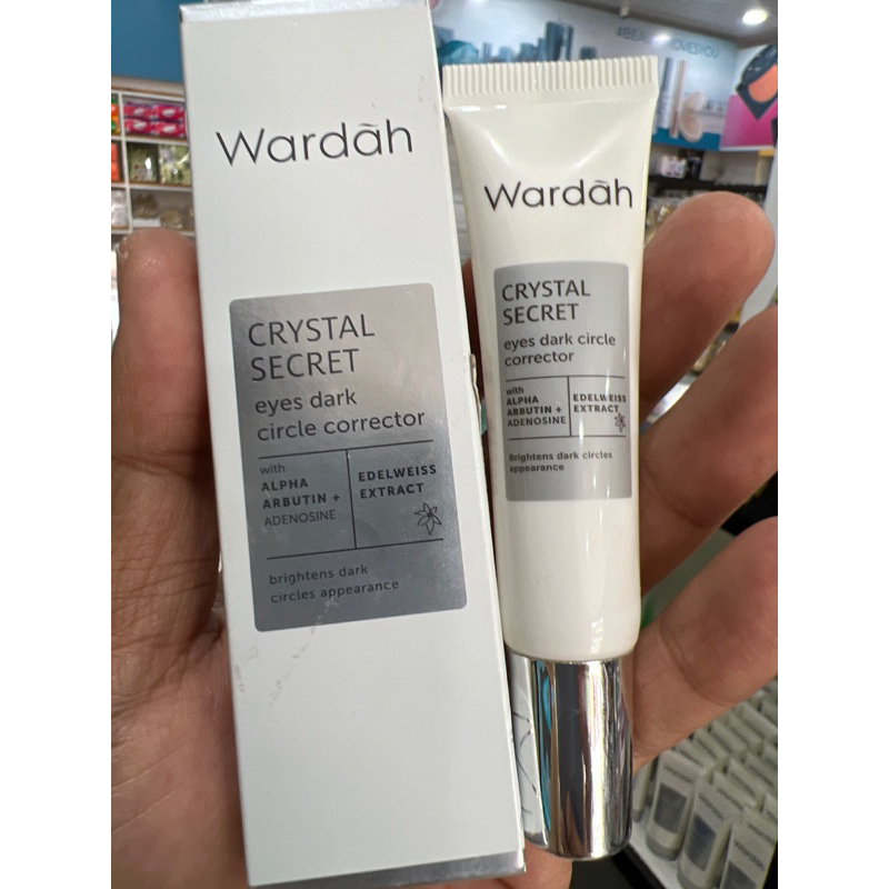Jual WARDAH CRYSTAL SECRET EYE DARK CIRCLE CORRECTOR 10ML | Shopee ...
