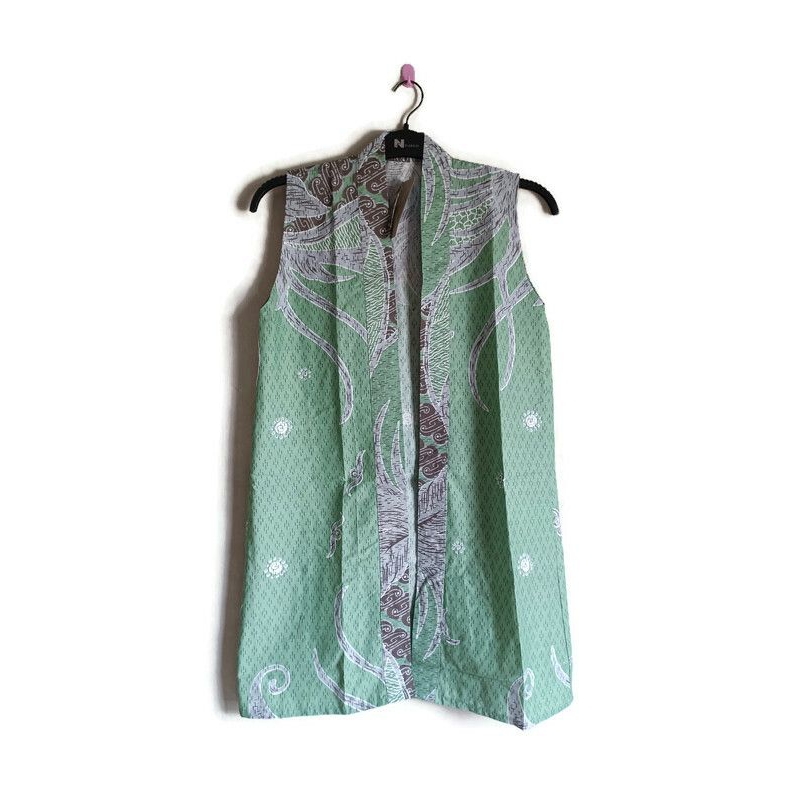 Jual ROMPI BATIK OUTER YUKENSI VEST BATIK BLAZER BATIK KANTORAN PESTA ...