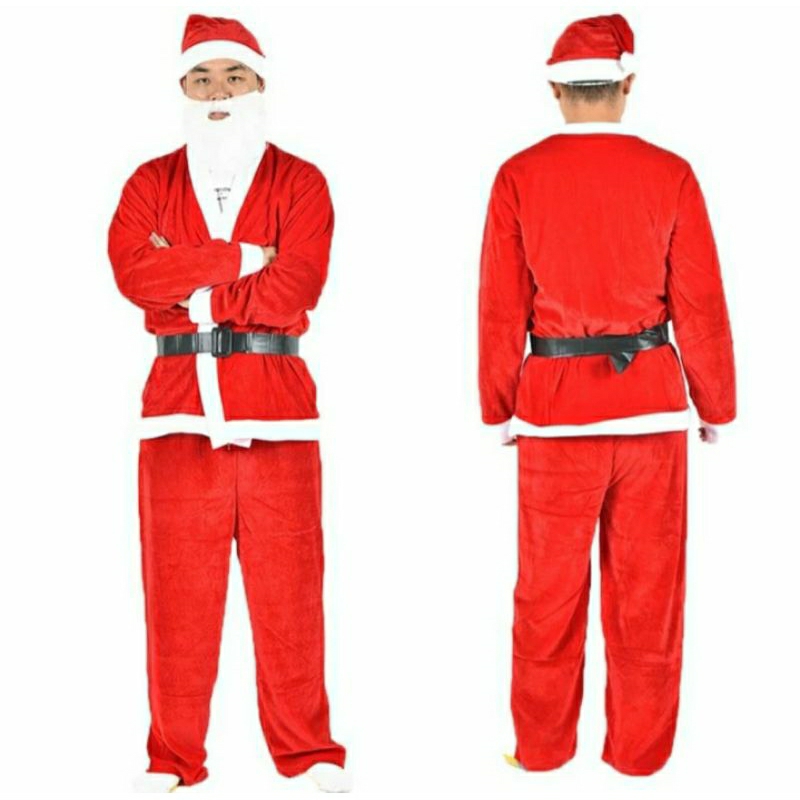 Jual kostum sinterklas santa claus/pakaian santa claus/acc merry ... Jual kostum sinterklas santa claus/pakaian santa claus/acc merry ...