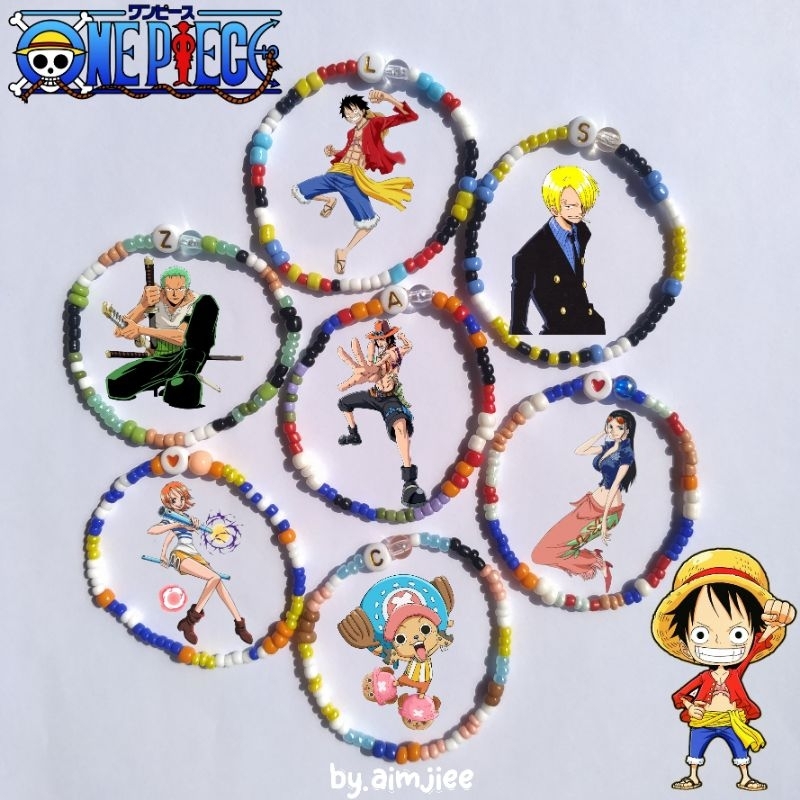 Jual One Piece Gelang Manik-manik Monkey D. Luffy Roronoa Zoro Nami ...