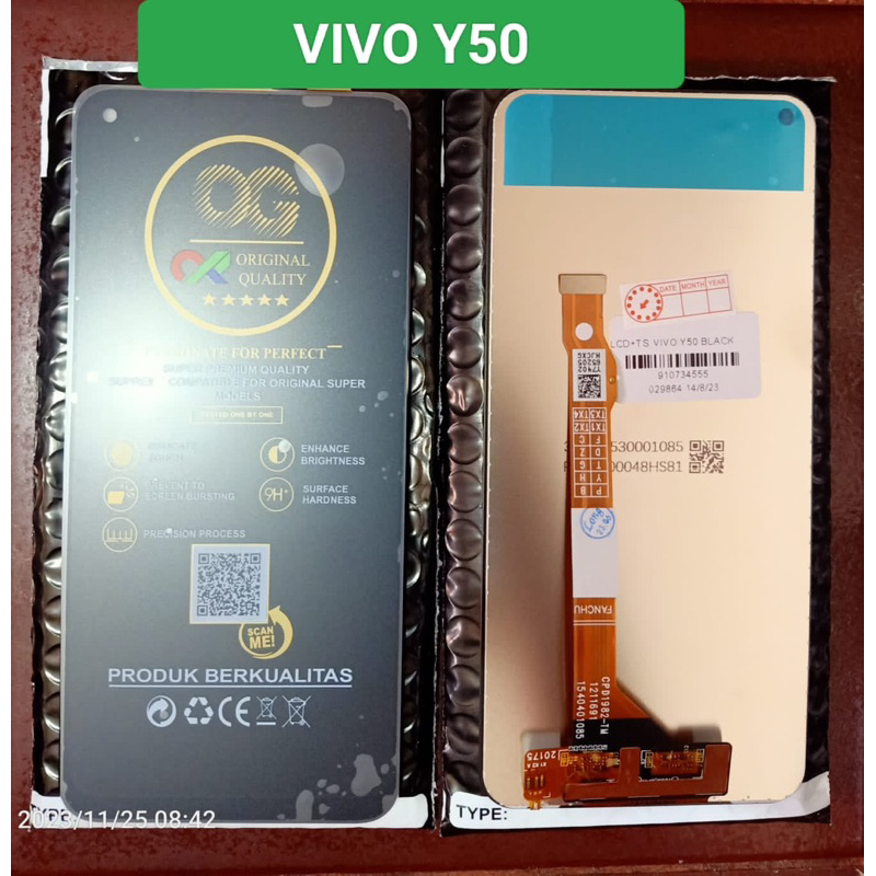 Jual LCD+TS TOUCHSCREEN VIVO Y50 OG SUPER | Shopee Indonesia