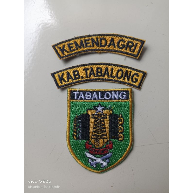 Jual LOGO BORDIR KAB TABALONG BED PEMKAB TABALONG LOGO PNS PROVINSI ...