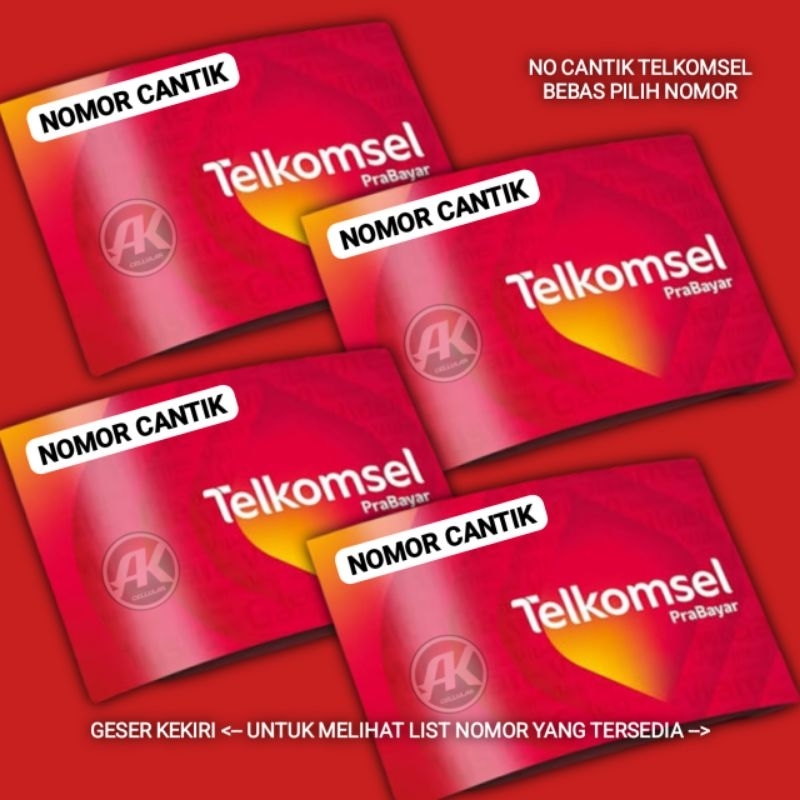 Jual Kartu Perdana Nomor Cantik Telkomsel Simpati As Loop Prabayar Murah Ekor Seri AABB AAAB ...