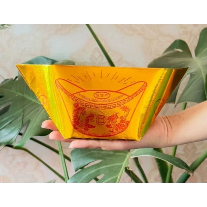 Jual kertas sembahyang YUAN PAU JUMBO full emas | Shopee Indonesia