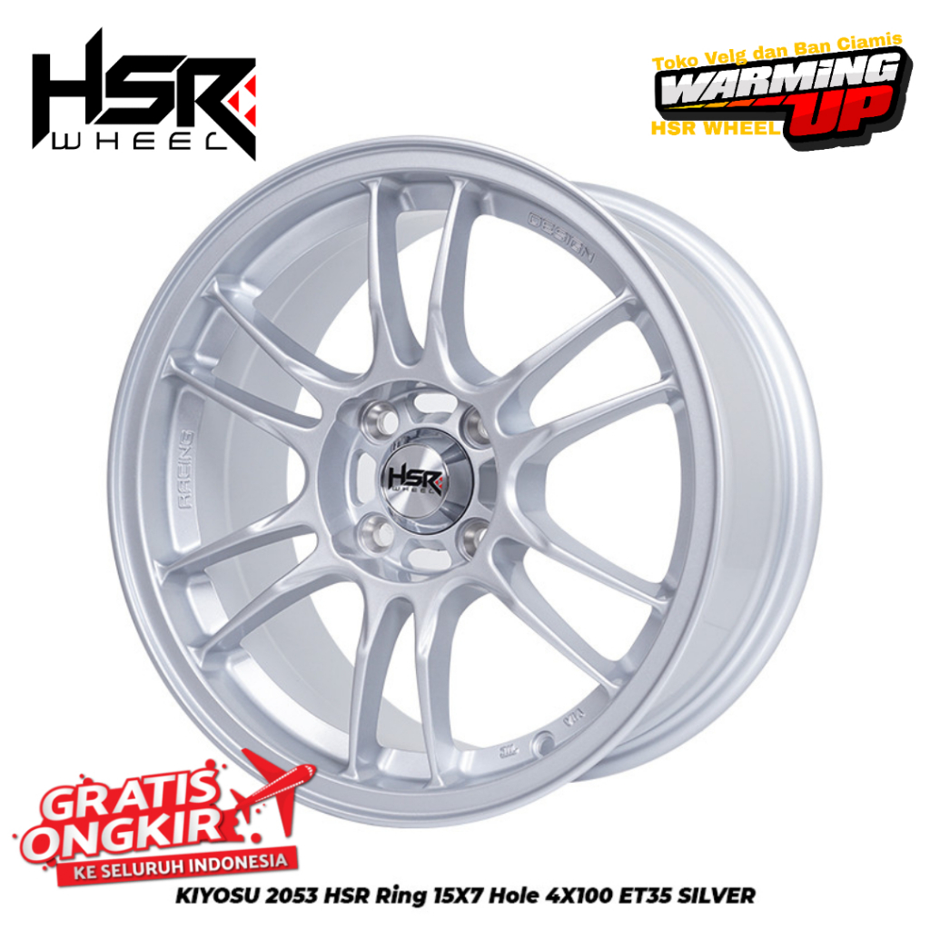 Jual Velg Racing HSR R15 Swift March Mobilio mirip RPF1 KIYOSU R15X7 ...
