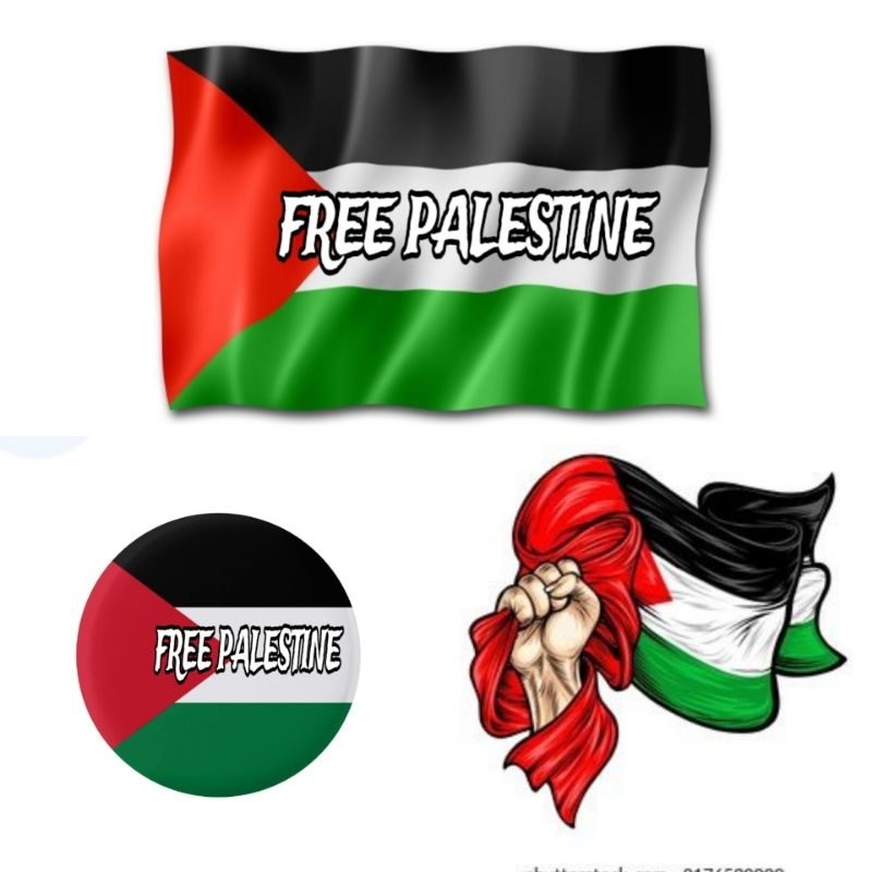 Jual SAVE PALESTINE FREE PALESTINE STIKER PRINTING BENDERA PALESTINE ...