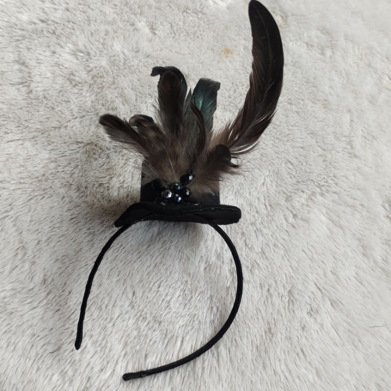 Jual bando bulu/bando holowin/fascinator hat/ | Shopee Indonesia