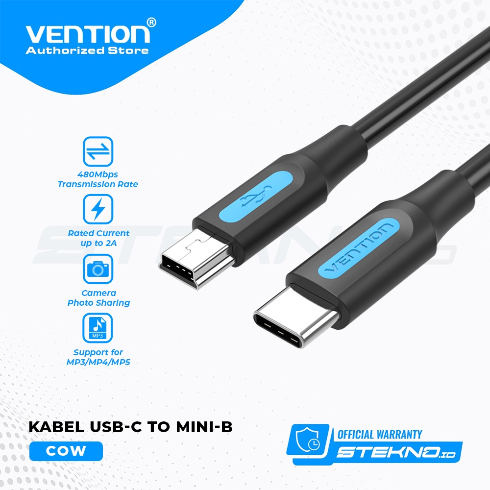 Jual Vention Kabel Usb Type C to Mini Usb 5pin | Shopee Indonesia