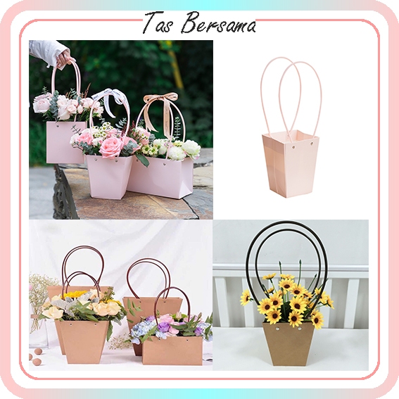 Jual Flower Paper Bag Flower Gift Paper Bag Tas Bunga Kertas KB1005 ...