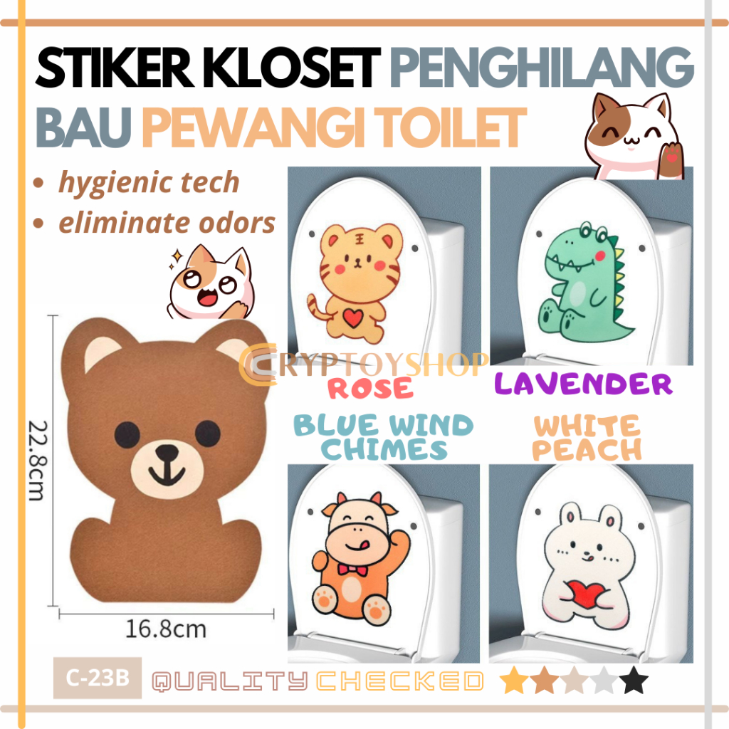 Jual CRYPTOYSHOP STIKER KLOSET (UKURAN BESAR) PEWANGI TOILET KAMAR ...