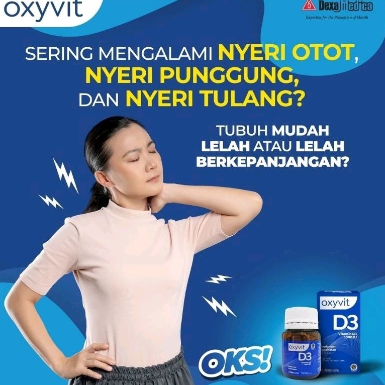 Jual OXYVIT D3 1000 itu Vitamin D Softgel Halal | Shopee Indonesia