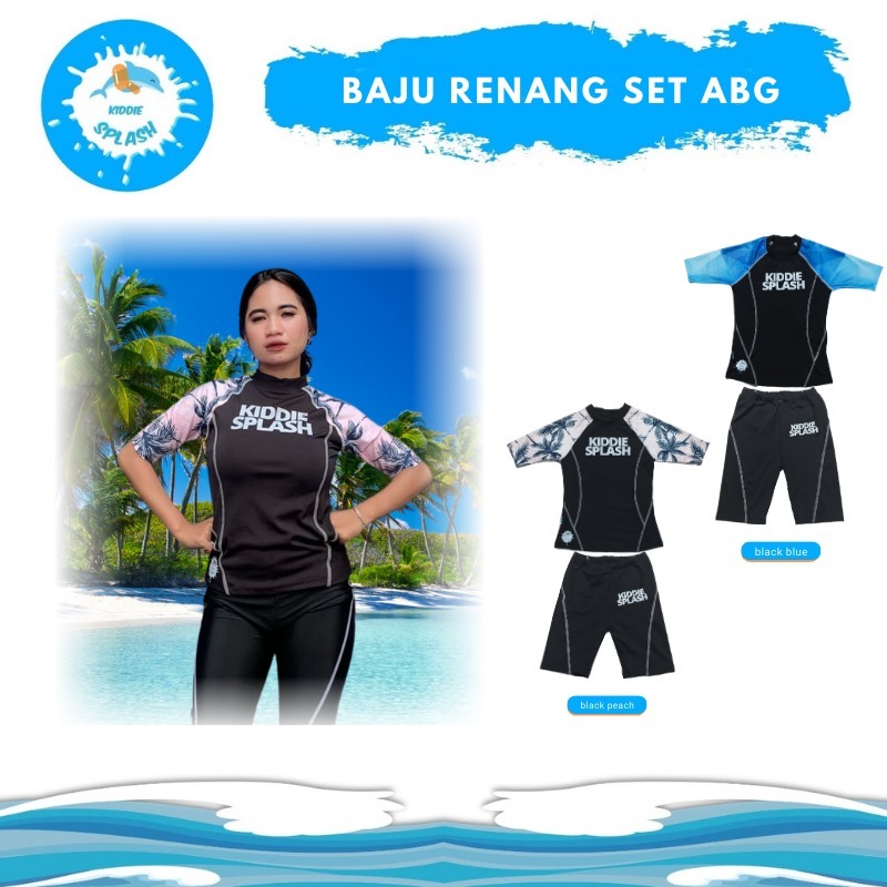 Jual KIDDIE SPLASH Baju Renang Remaja ABG Laki-laki dan Perempuan One ...