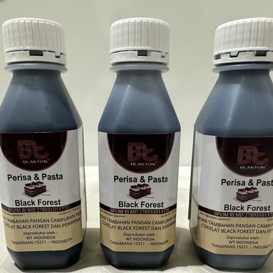 Jual Perisa Pasta Blakton 100gr Black Forest Pewarna Makanan | Shopee ...
