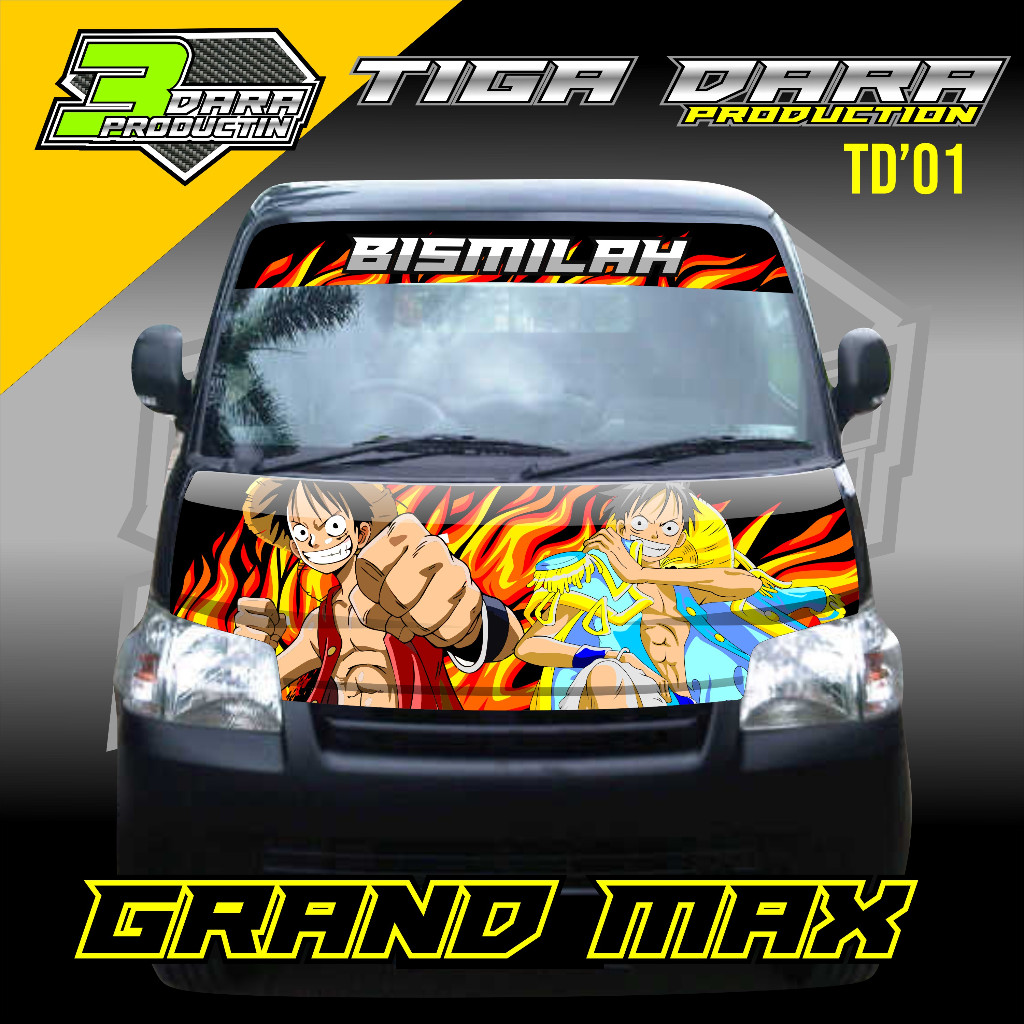 Jual STIKER DECAL KABIN GRAND MAX STIKER KACA GRAND MAX STIKER KABIN ...