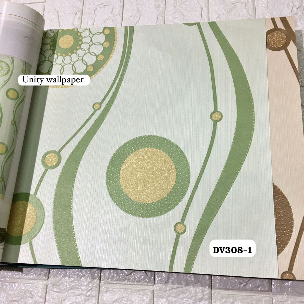 Jual WALLPAPER DINDING MOTIF SALUR BULAT MINIMALIS VARIAN WARNA DAVINCI ...
