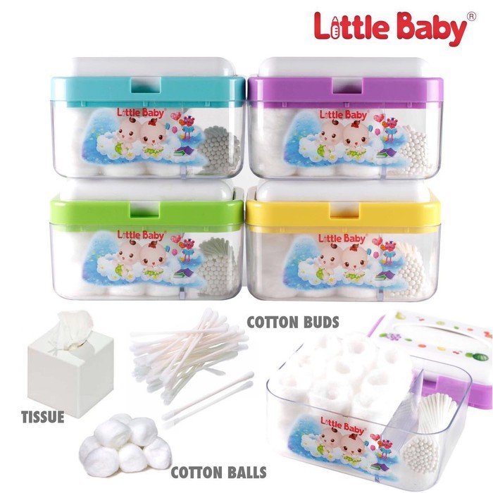 Jual Little Baby Box 3 in 1 Organizer | Tempat Kapas Bedak Tissue Bayi ...