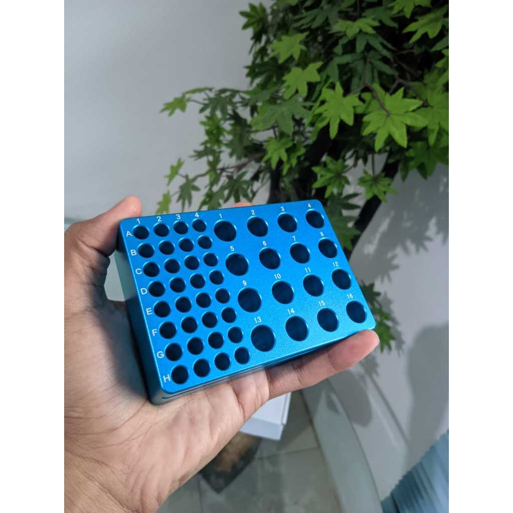 Jual Microtube and PCR Cooling Block / Rack Aluminium 16x2.0ml, 32x0 ...
