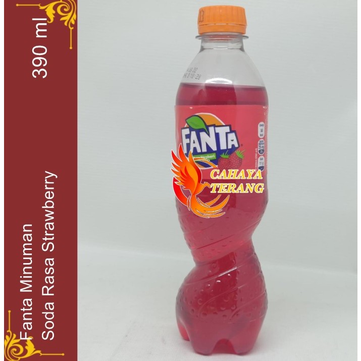 Jual Fanta Minuman Soda Rasa Strawberry 390ml Fanta Stroberi 390 ml | Shopee Indonesia